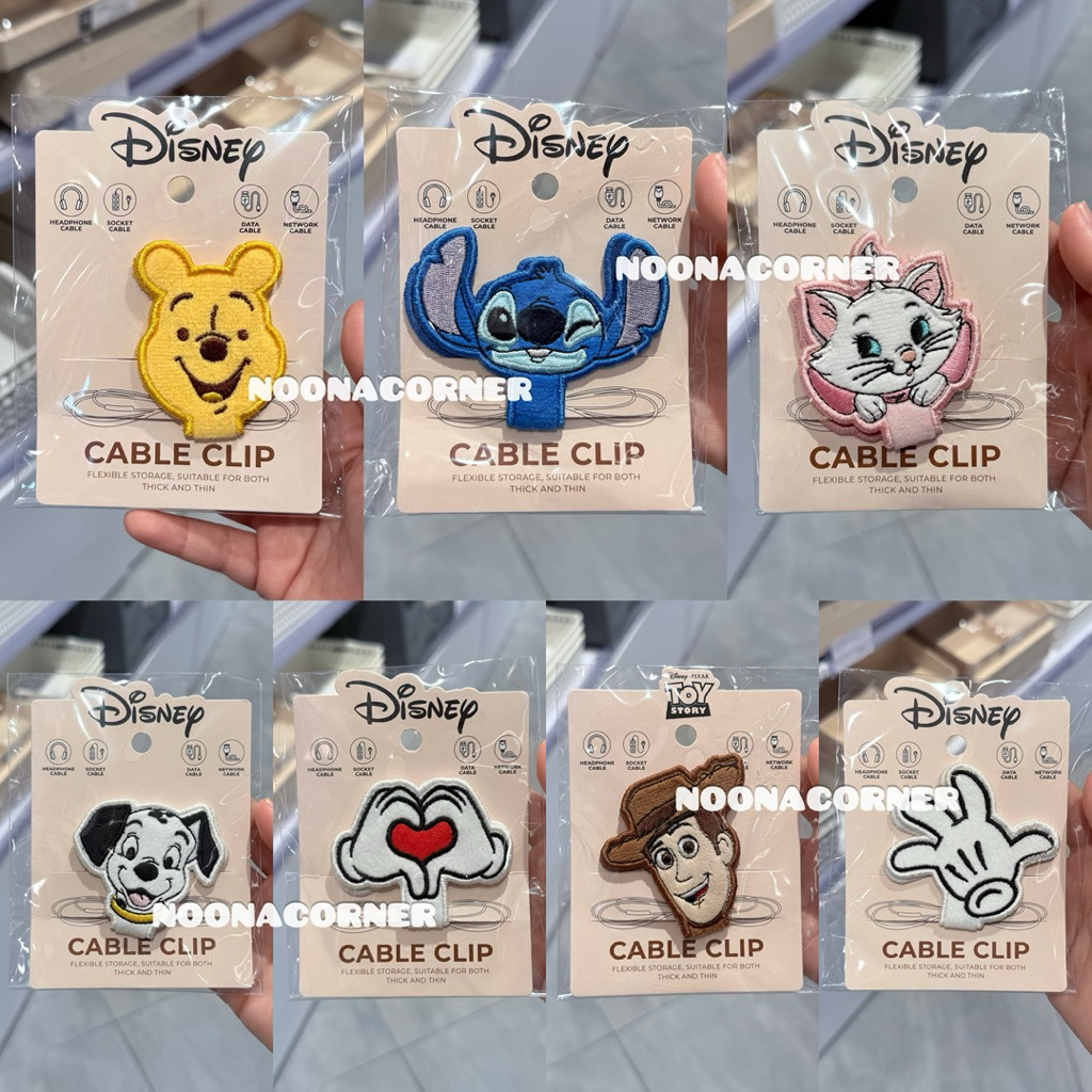 Jual Ohsome! x Disney ‼️ Cable Clip / Penjepit Pengikat Kabel Disney ...