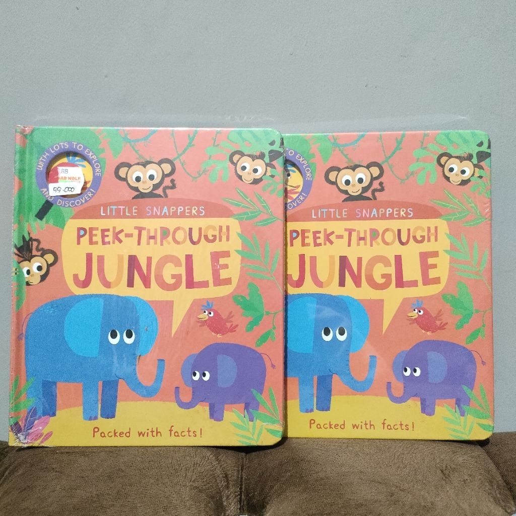 Jual BUKU CERITA ANAK BOARD BOOK (BBW - BIG BAD WOLF) - LITTLE SNAPPERS PEEK-THROUGH JUNGLE ...