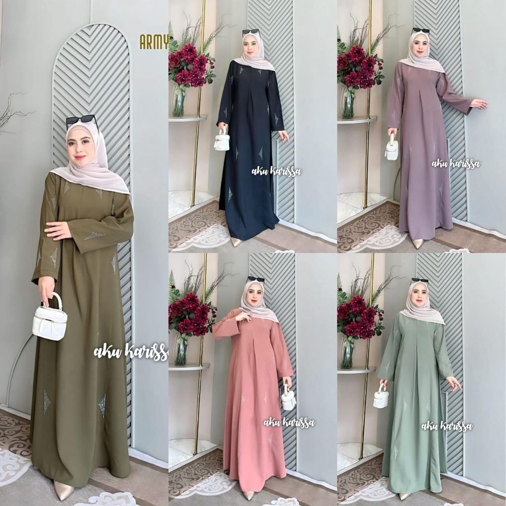 Jual ABAYA AK AGNIA BAJU MUSLIM //SHANUM DRESS ORI AL FARO | Shopee ...