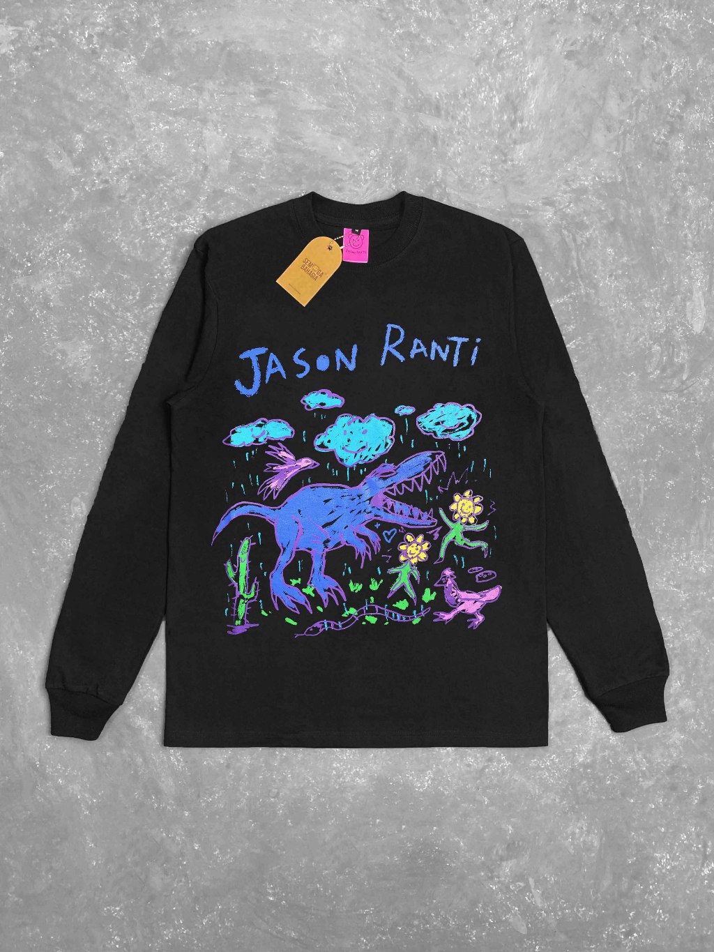 Jual Jason Ranti - Hidup Bahagia | Longsleeve (Black) | Shopee Indonesia
