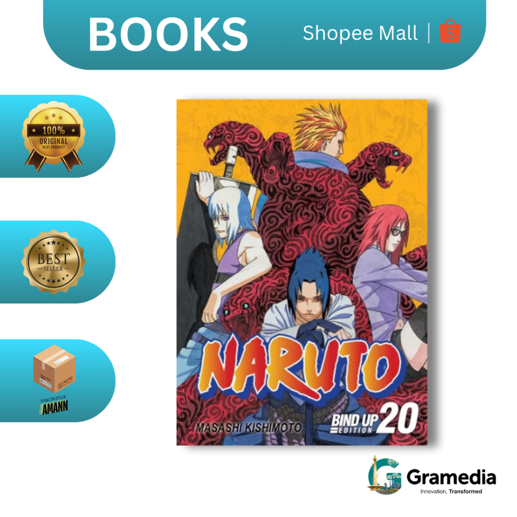 Jual Gramedia MKG - Komik Naruto Bind Up Edition 20 (MASASHI KISHIMOTO) | Shopee Indonesia
