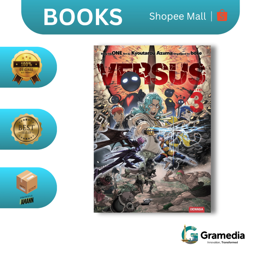 Jual Gramedia MKG - Komik Versus Vol. 3 (ONE, Kyoutarou Azuma, bose ...