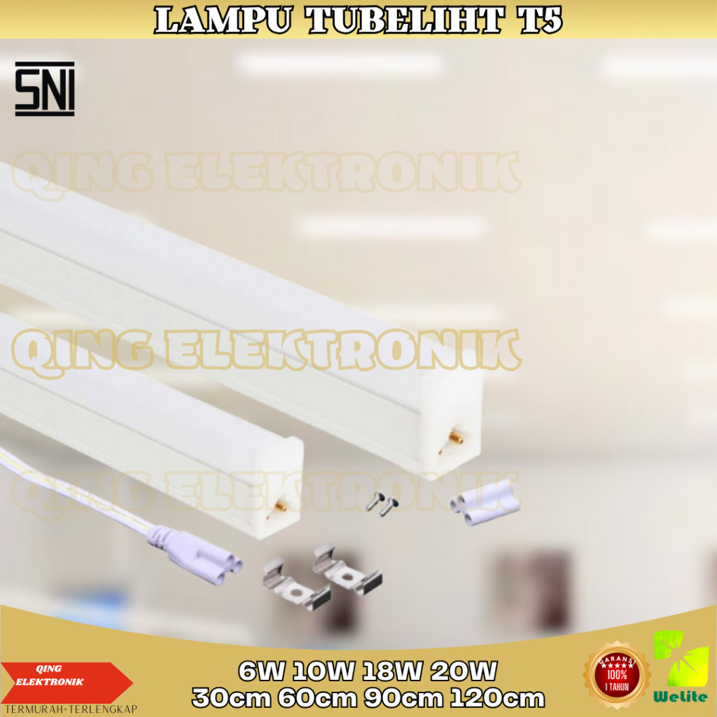 Jual Lampu T5 TL Lampu T5 LED Tube T5 Light Tubelight 6W 10W 18W 20W / 30CM-120CM Termurah ...