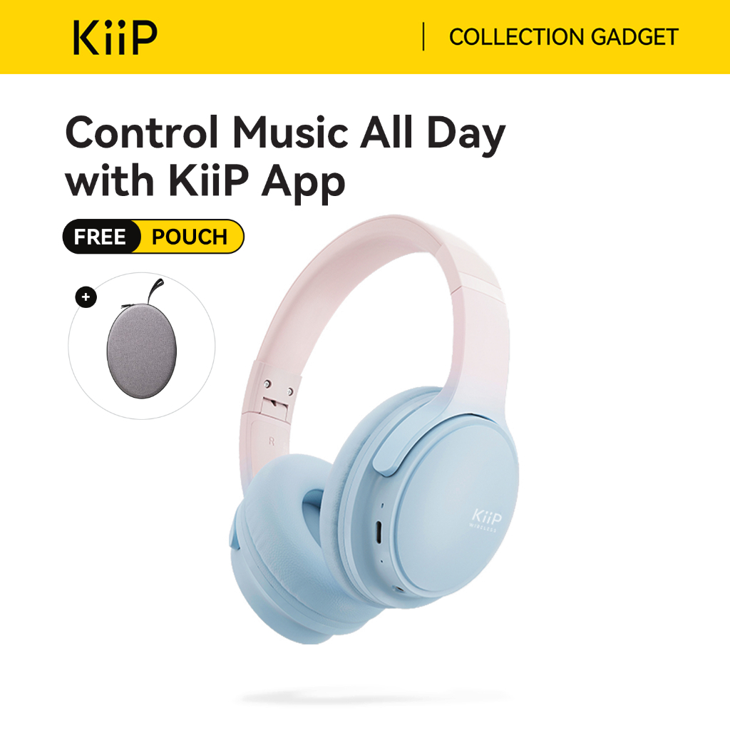 Jual KiiP Wireless TH60 Headphone Bluetooth Wireless Headset Earphone ...