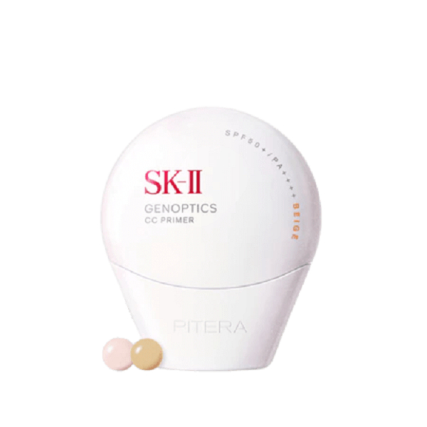 Jual SK-II GenOptics CC Primer SPF 50 PA++++ 30g Beige | Shopee Indonesia
