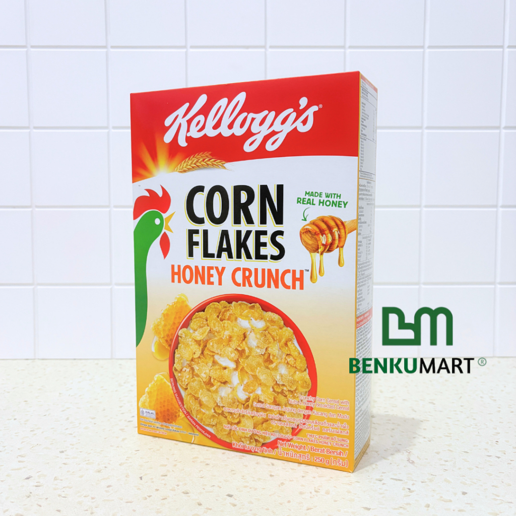 Jual Kelloggs Corn Flakes Honey Crunch (250 gr) | Kellogs Cereal ...