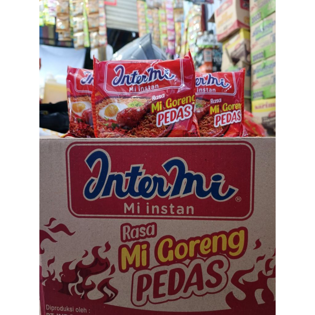 Jual INTERMIE GORENG DAN INTERMIE PEDAS 1 DUS ISI 40PCS | Shopee Indonesia