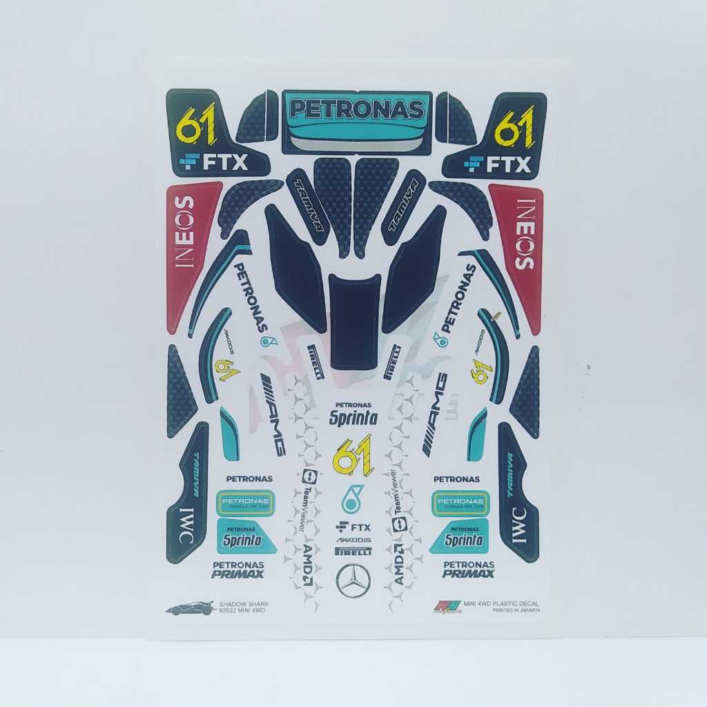 Jual Stiker Shadow Shark - Petronas - Body Putih - Vinnyl Lam. Doft ...