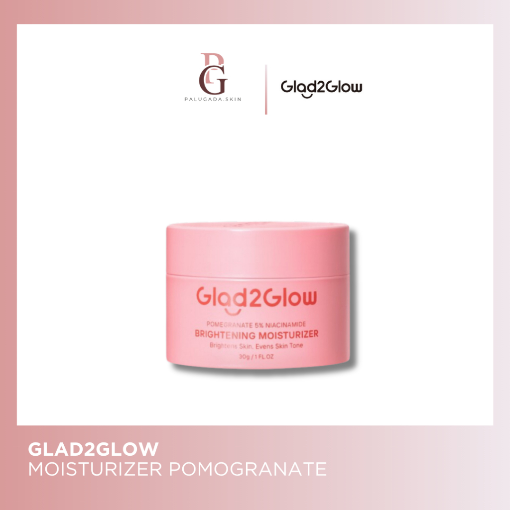Jual Glad2Glow Pomegranate 5% Niacinamide Brightening Moisturizer ...