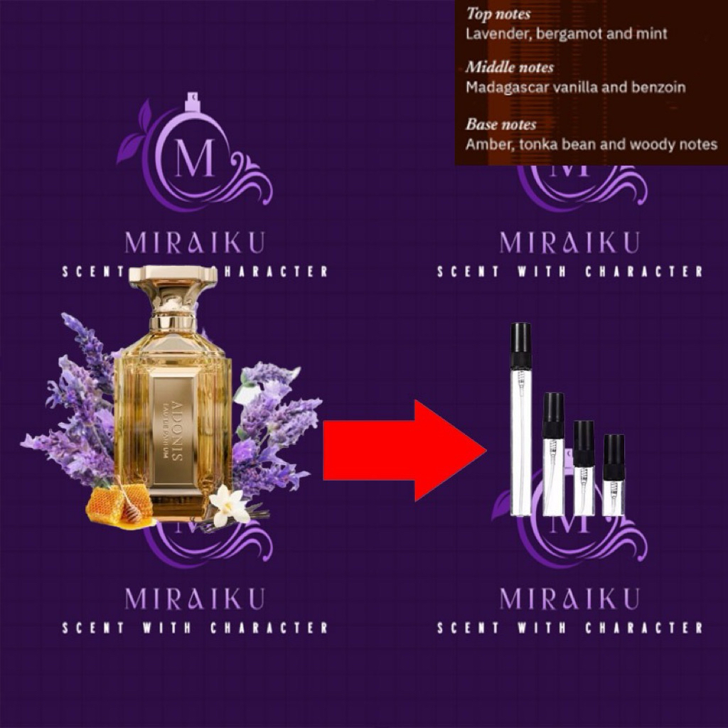 Jual Decant Parfum Velixir Adonis 2ml 3ml 5ml 10ml | Parfum Pria Tahan ...