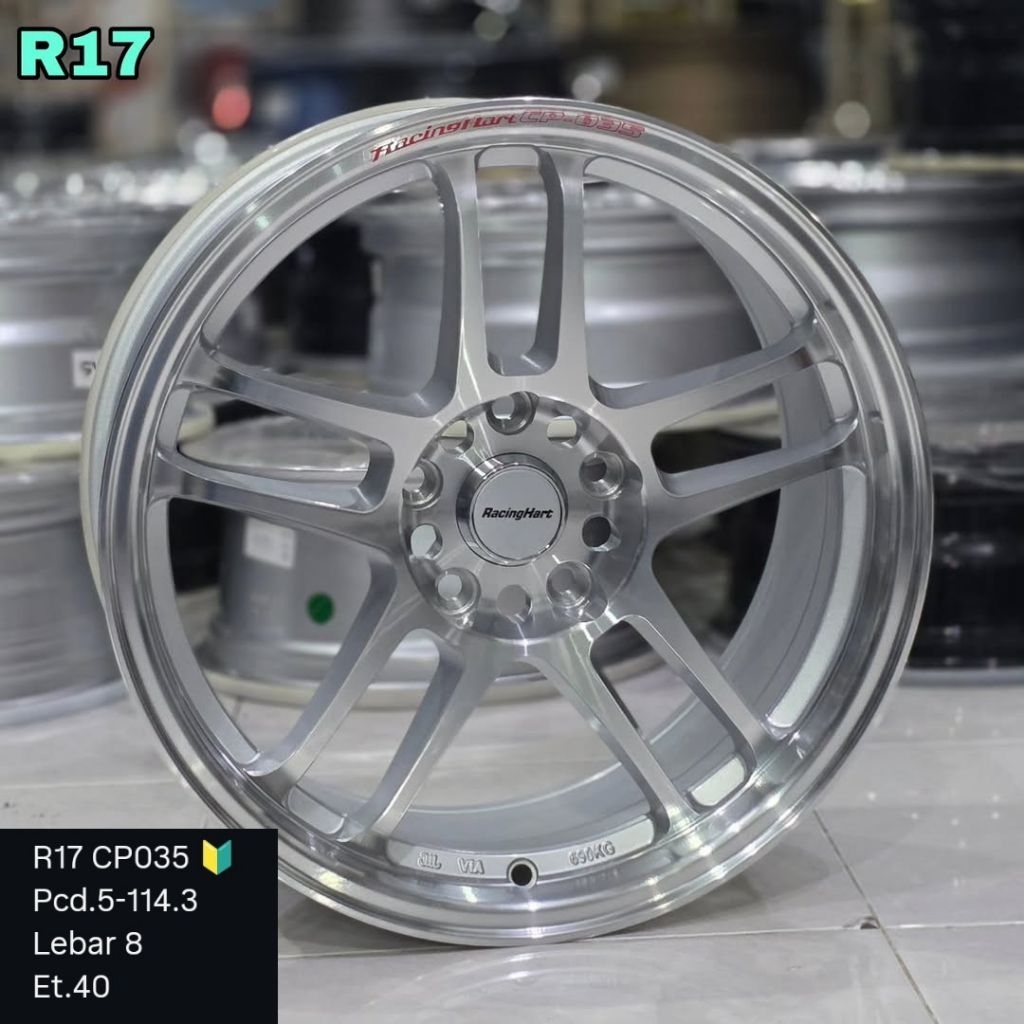 Jual velg mobil cp-035 ring 17 lebar 8 et40 polish untuk innova ertiga ...