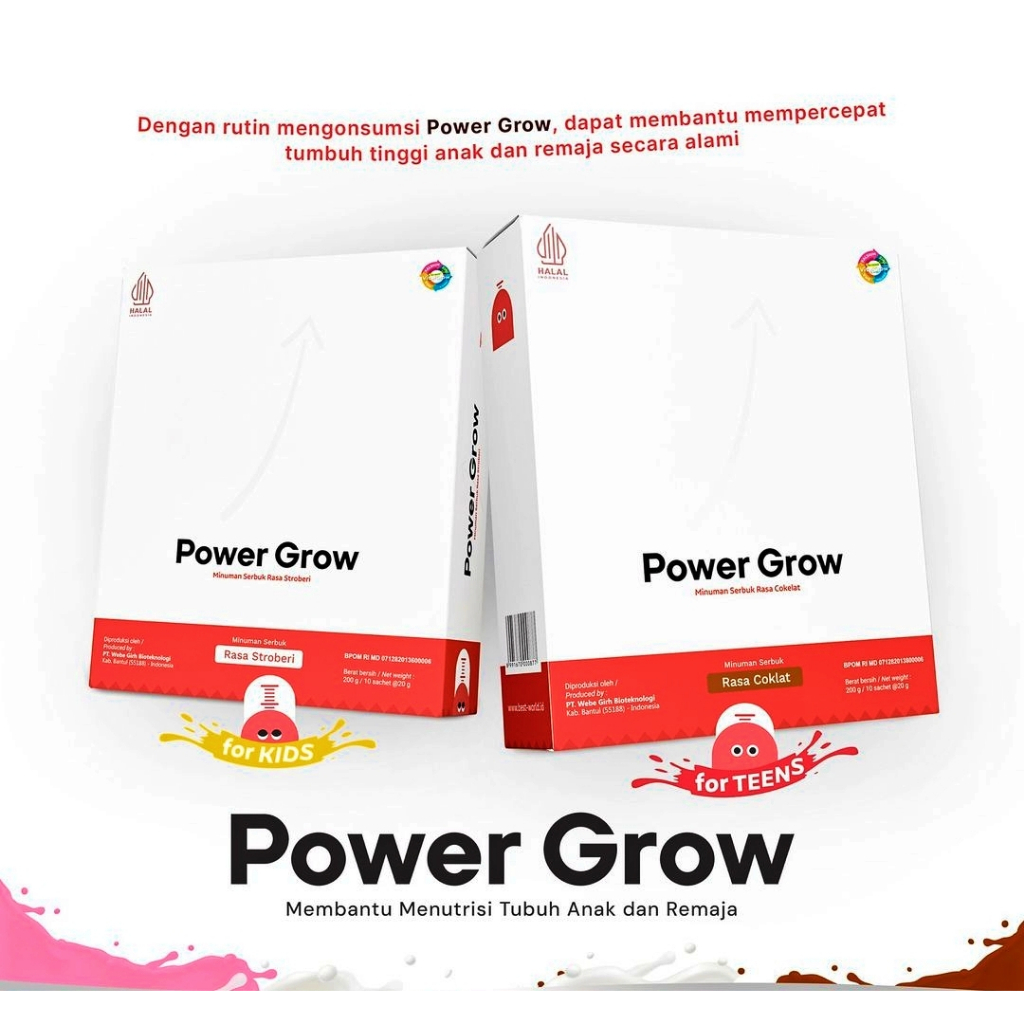 Jual POWER GROW ORIGINAL 100% - SUSU PENINGGI BADAN ANAK DAN DEWASA ...