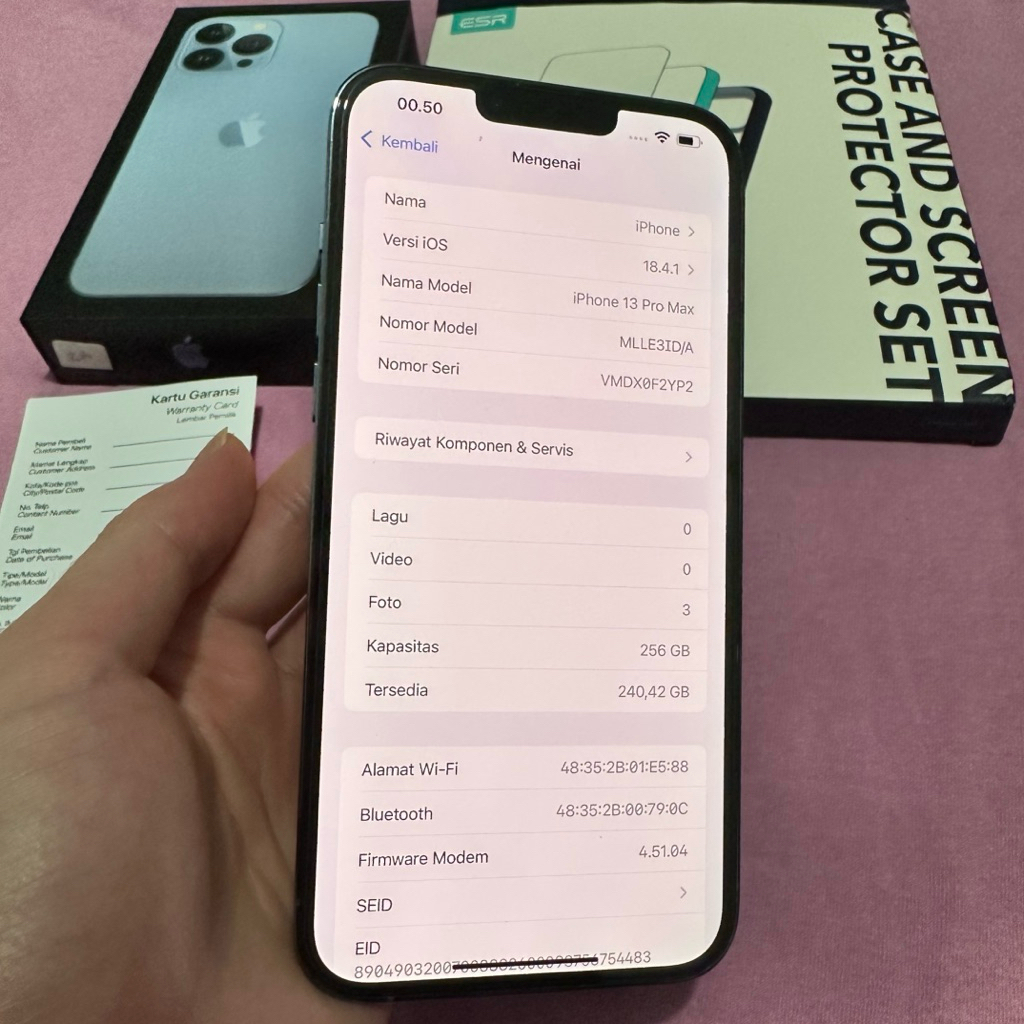 Jual Iphone 13 pro max 256gb blue ex digimap second | Shopee Indonesia