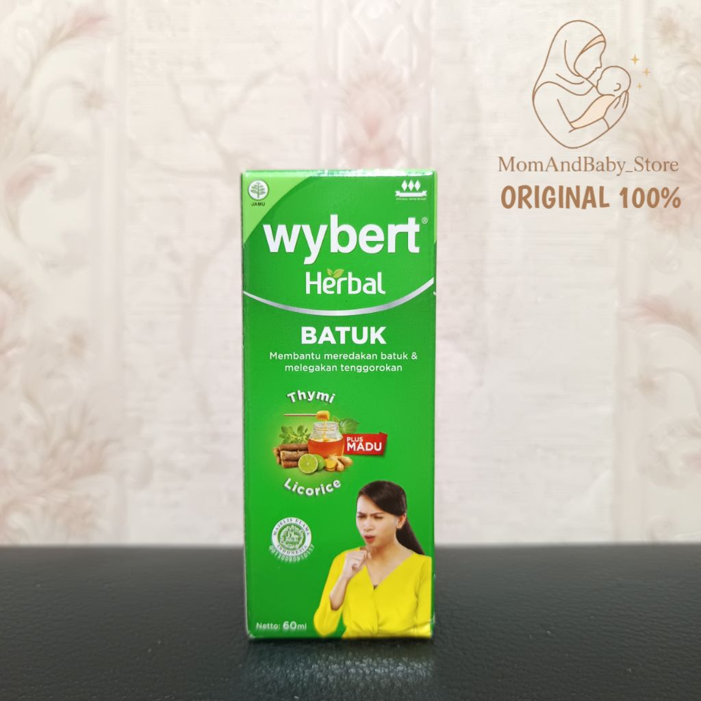 Jual Wybert Herbal Batuk Syrup 60 ml [Aman untuk ibu hamil dan ibu ...
