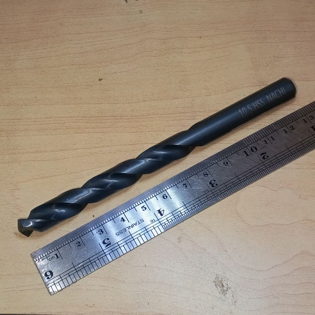 Jual Mata bor besi nachi 10.5 mm drill hss Japan second 10.5mm bekas mulus layak pakai | Shopee ...