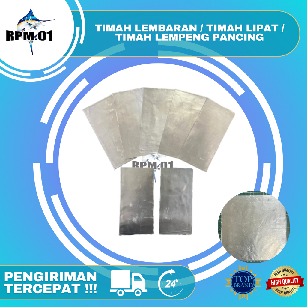 Jual TIMAH LEMBARAN / TIMAH LIPAT / TIMAH DAUN / TIMAH LEMPENG PANCING ...