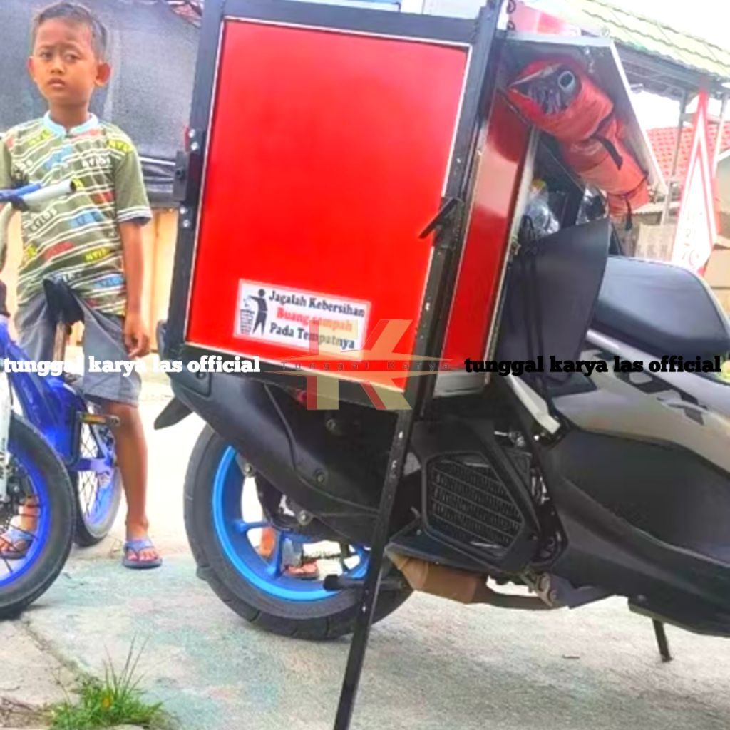 Jual Jagang Gerobak Motor Keliling Standar Samping Gerobak Harga Per ...