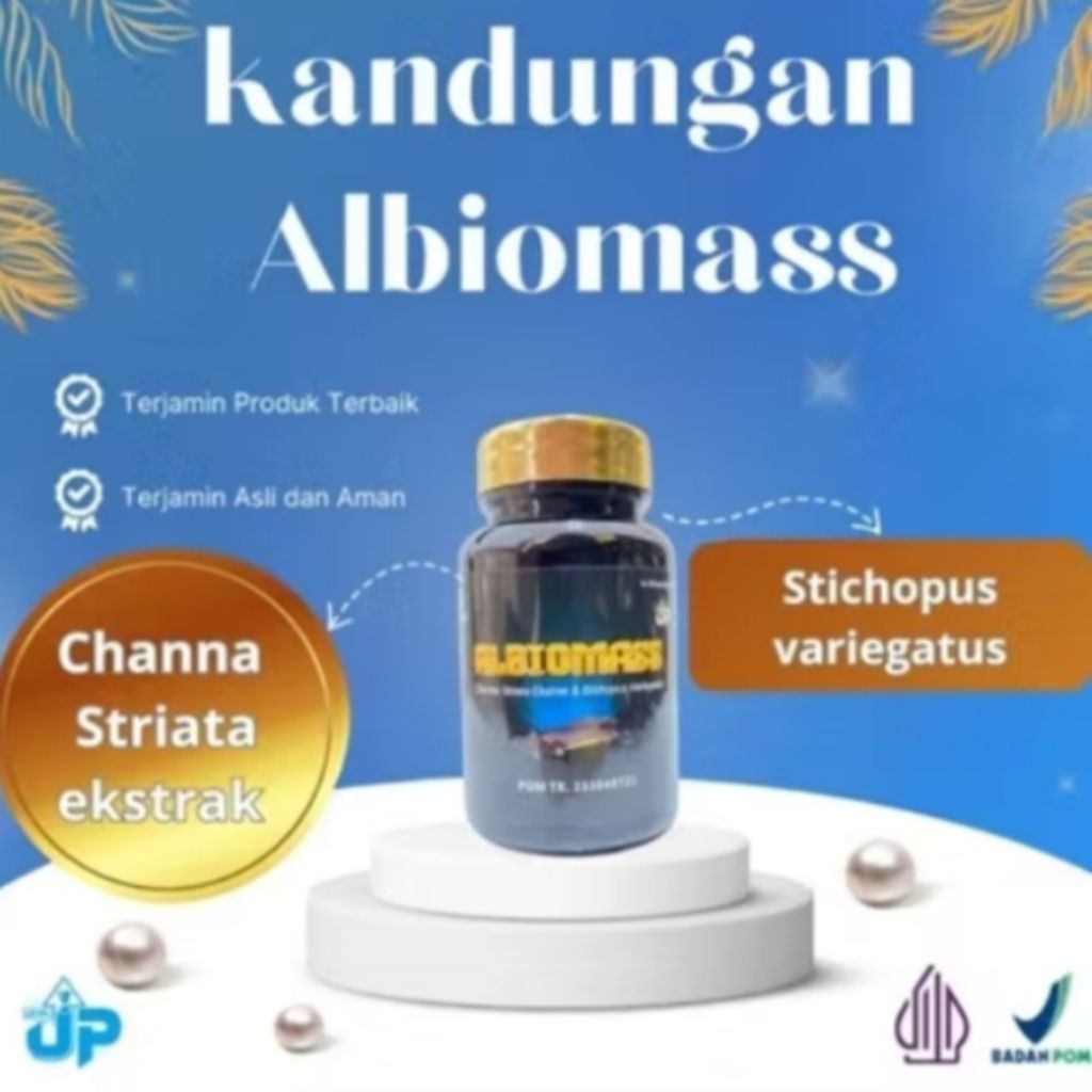 Jual ALBIOMASS Herbal harga 1 botol 30 kapsul @500mg – Solusi Sehat ...