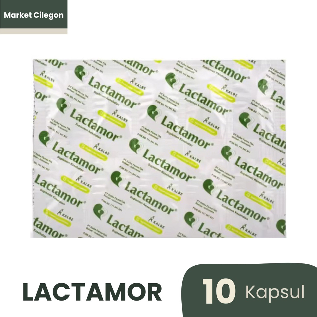 Jual Lactamor 1 Strip x 10 Kaplet - Suplementasi untuk membantu ...