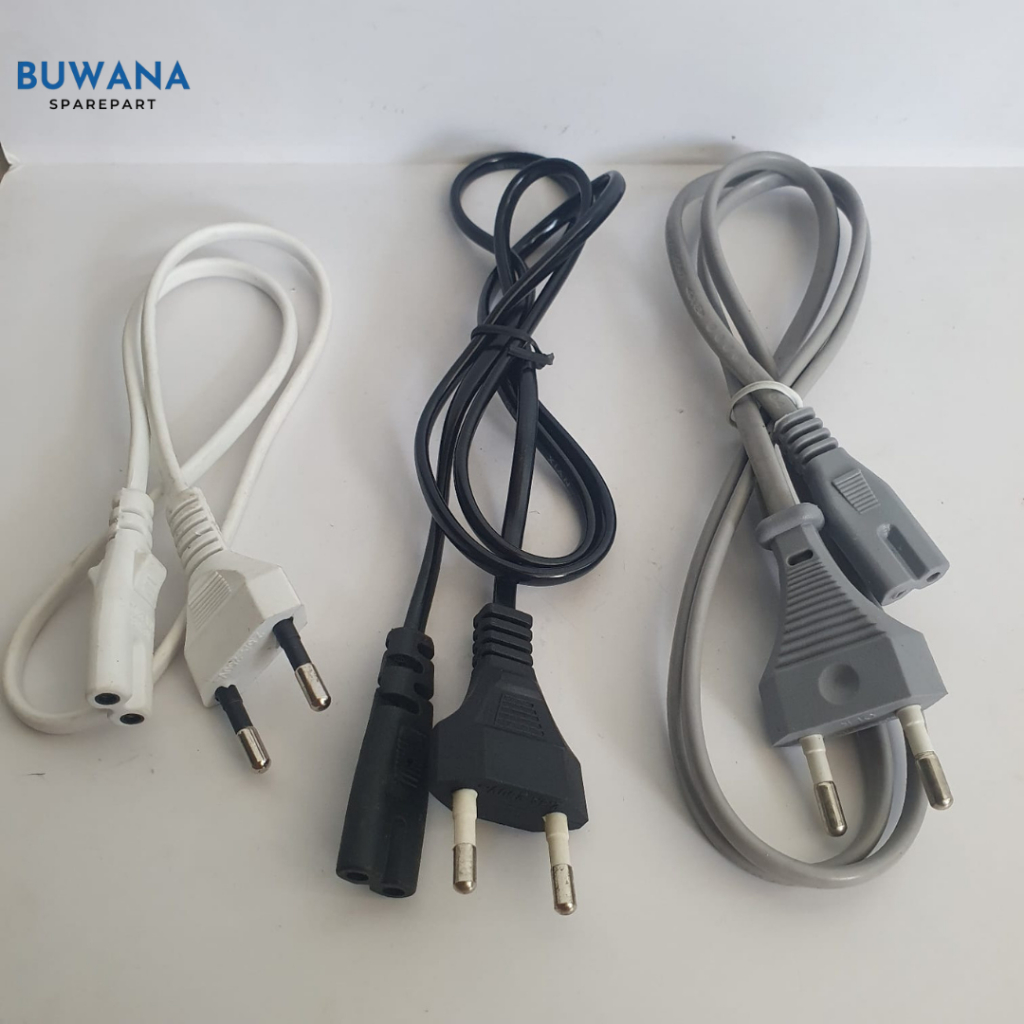 Jual Kabel AC Angka 8 Termurah / Kabel Power / Kabel Cas senter Kepala ...