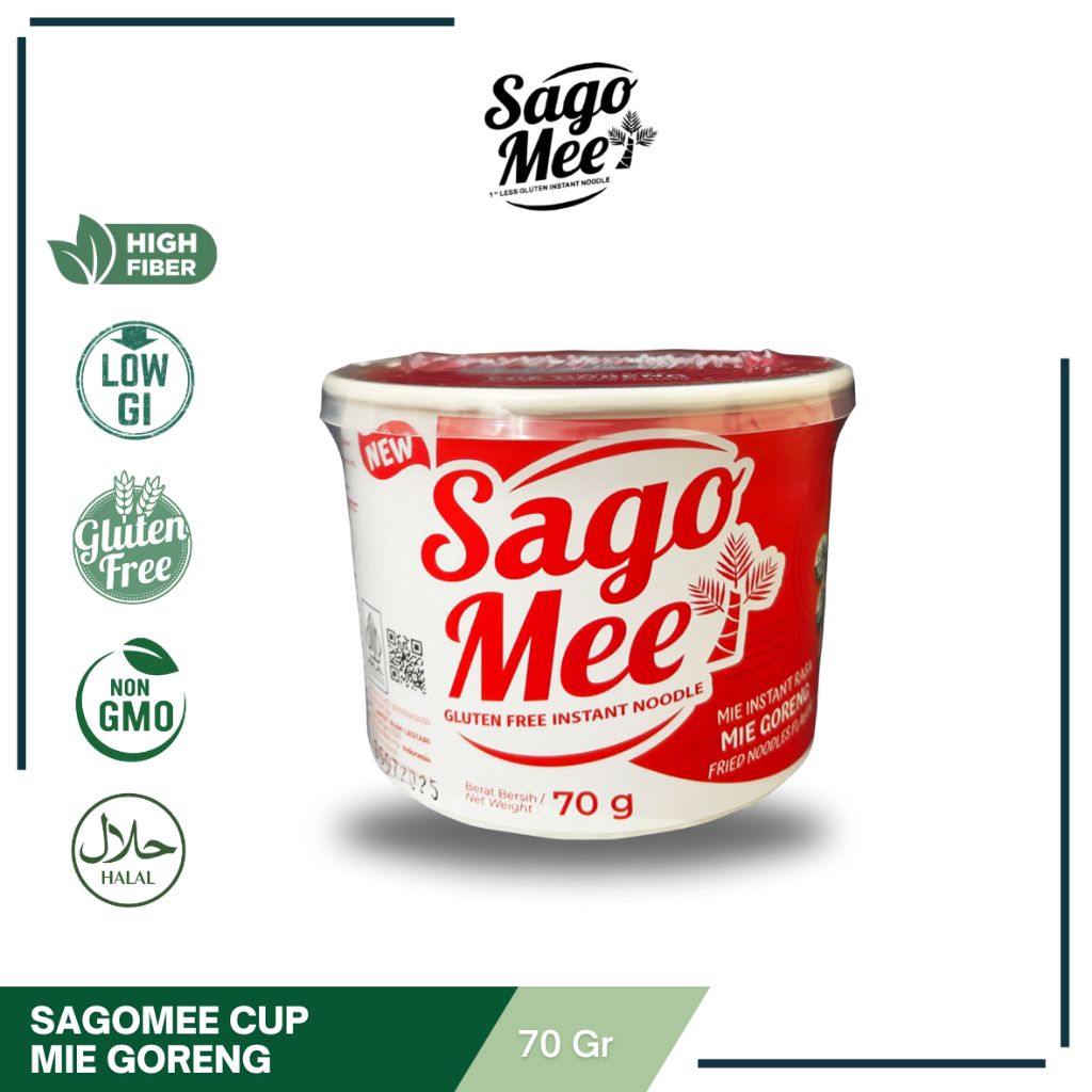 Jual SAGO MEE CUP MIE GORENG MIE INSTAN SAGOMEE ENAK SEHAT GLUTEN FREE ...
