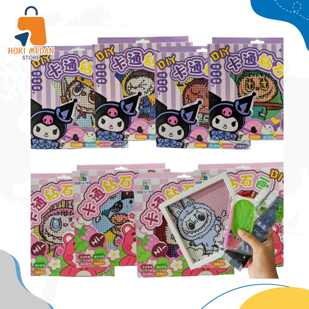 Jual K 82 Mainan Edukasi Diamond painting set Diamond Painting Bingkai ...