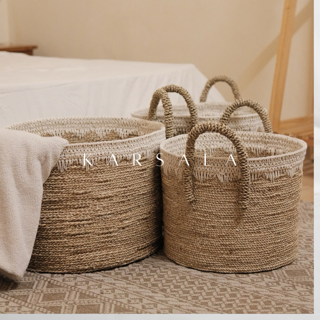 Jual KARSALA Sorte Basket l Storage Basket Multifungsi l Box anyaman ...