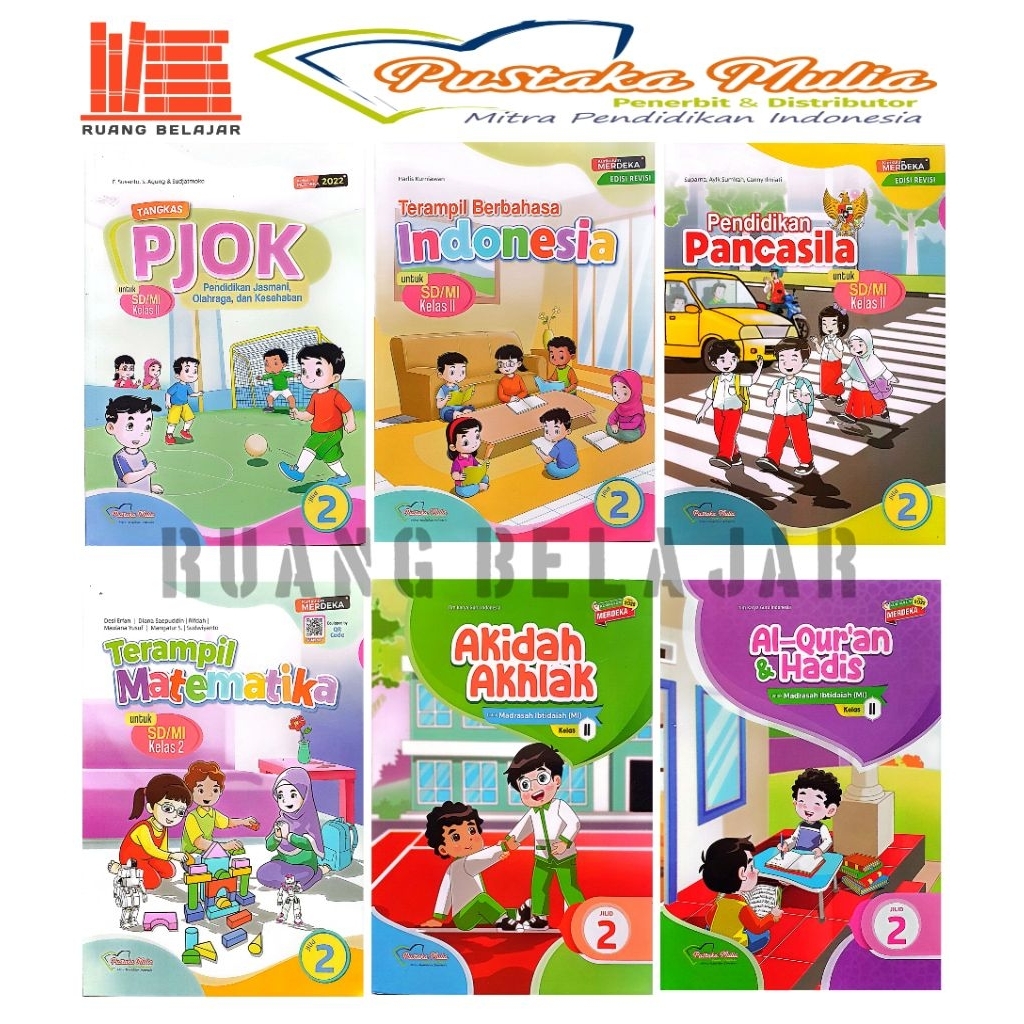 Jual Buku Pustaka Mulia SD/MI Kelas 2 - Kurikulum Merdeka | Shopee Indonesia