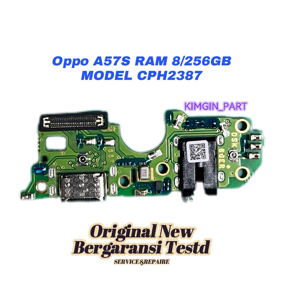 Jual Konektor Cas Papan Pcb Konektor Cas Mic Oppo A57s Ram 8/256Gb ...