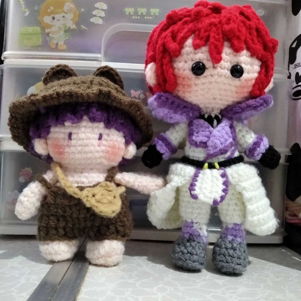 Jual Custom chibi amigurumi | Idol doll chibi | Anime doll | Game doll ...