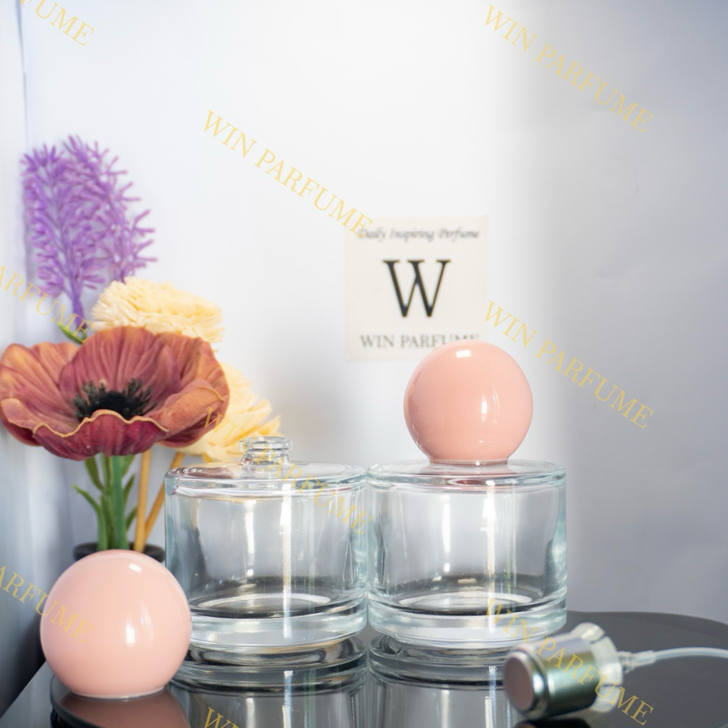 Jual Botol Parfume Mewah 50ml Credo Dominique Semi Press Tutup Bulat ...