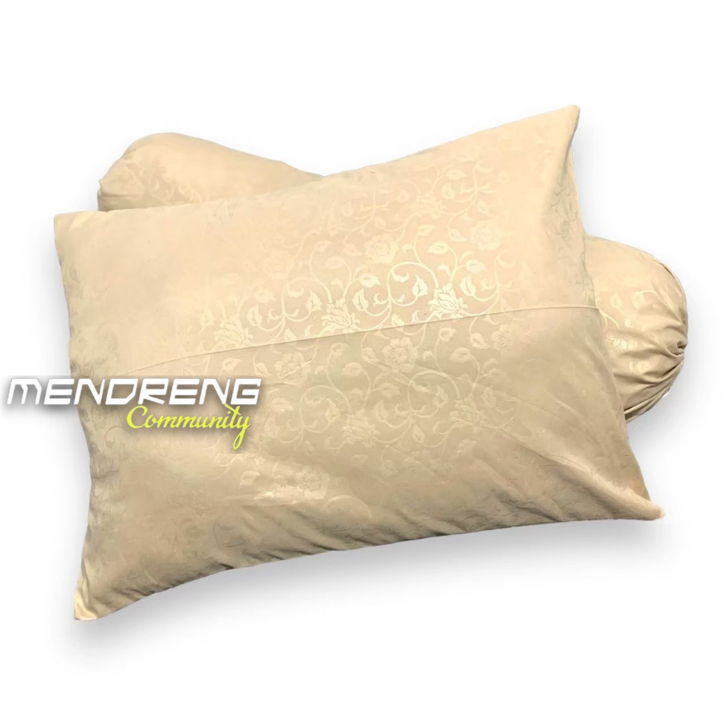 Jual Sarung Bantal Guling Hotel Polos Salur Ukuran Besar 45 X 60 Cm ...