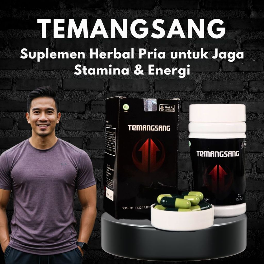 Jual TEMANGSANG - Suplemen Herbal Pria Sehat Penunjang Stamina & Energi ...