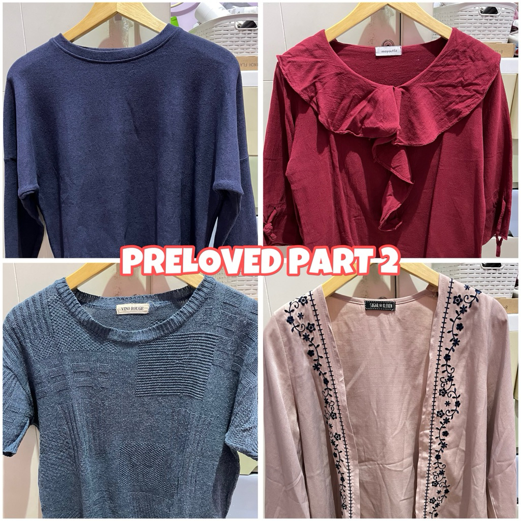 Jual Preloved Outer, kemeja, blouse like new! | Shopee Indonesia