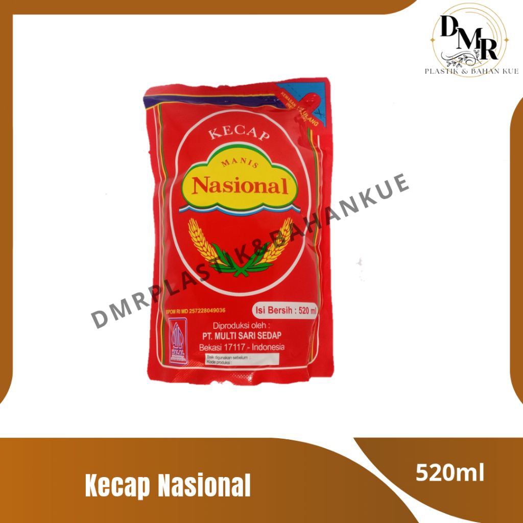 Jual Kecap Nasional Kemasan Pouch 520ml | Shopee Indonesia