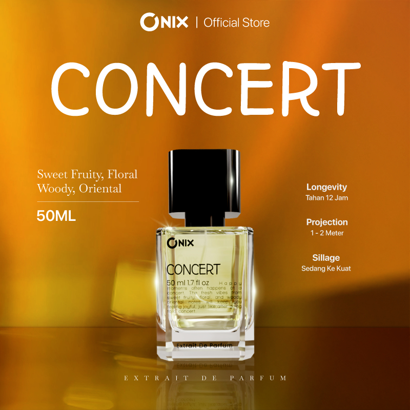 Jual ONIX Fragrance - CONCERT Extrait De Parfum 50ml 30ml | Aroma ...