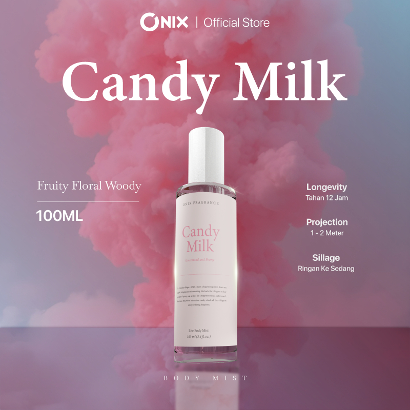 Jual ONIX Fragrance - CANDY MILK Body Mist 100ml | Aroma Fruity Floral ...