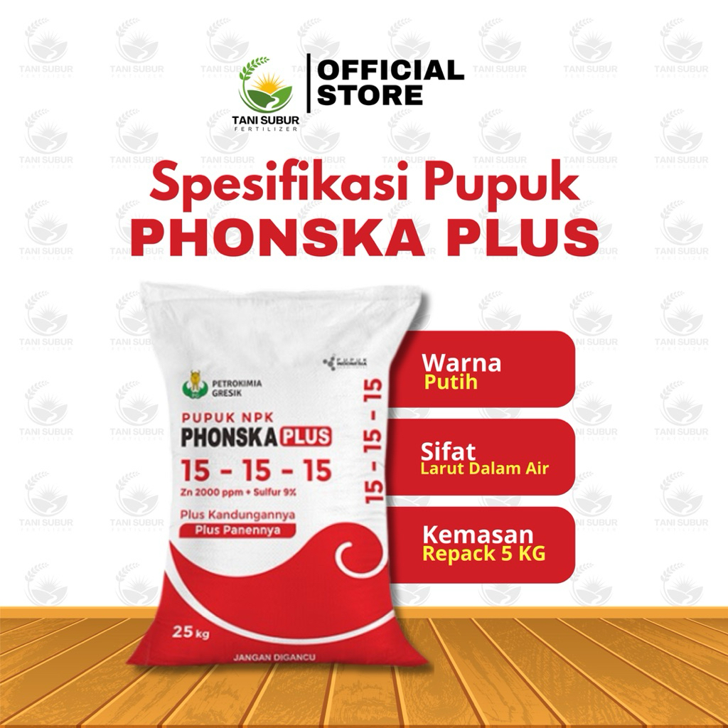 Jual Pupuk npk phonska plus 15 15 15 kemasan 5 kg repack | untuk tanaman | Shopee Indonesia