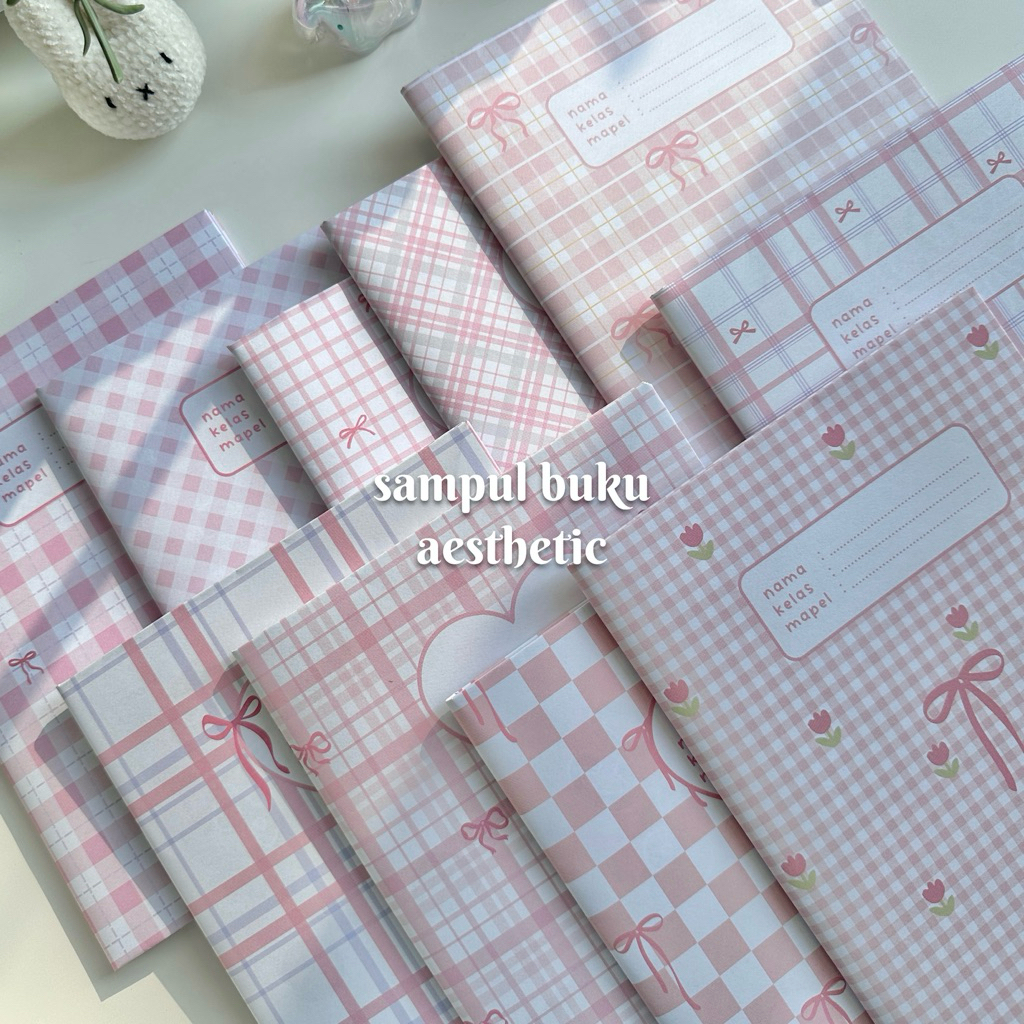 Jual (ISI 10/11) SAMPUL BUKU AESTHETIC KOREAN STYLE | SAMPUL BUKU SIDU ...