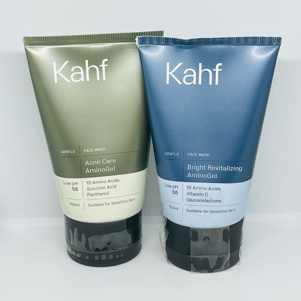 Jual Kahf Acne Care Bright Revitalizing Amino Gel Face Wash 100 ml ...