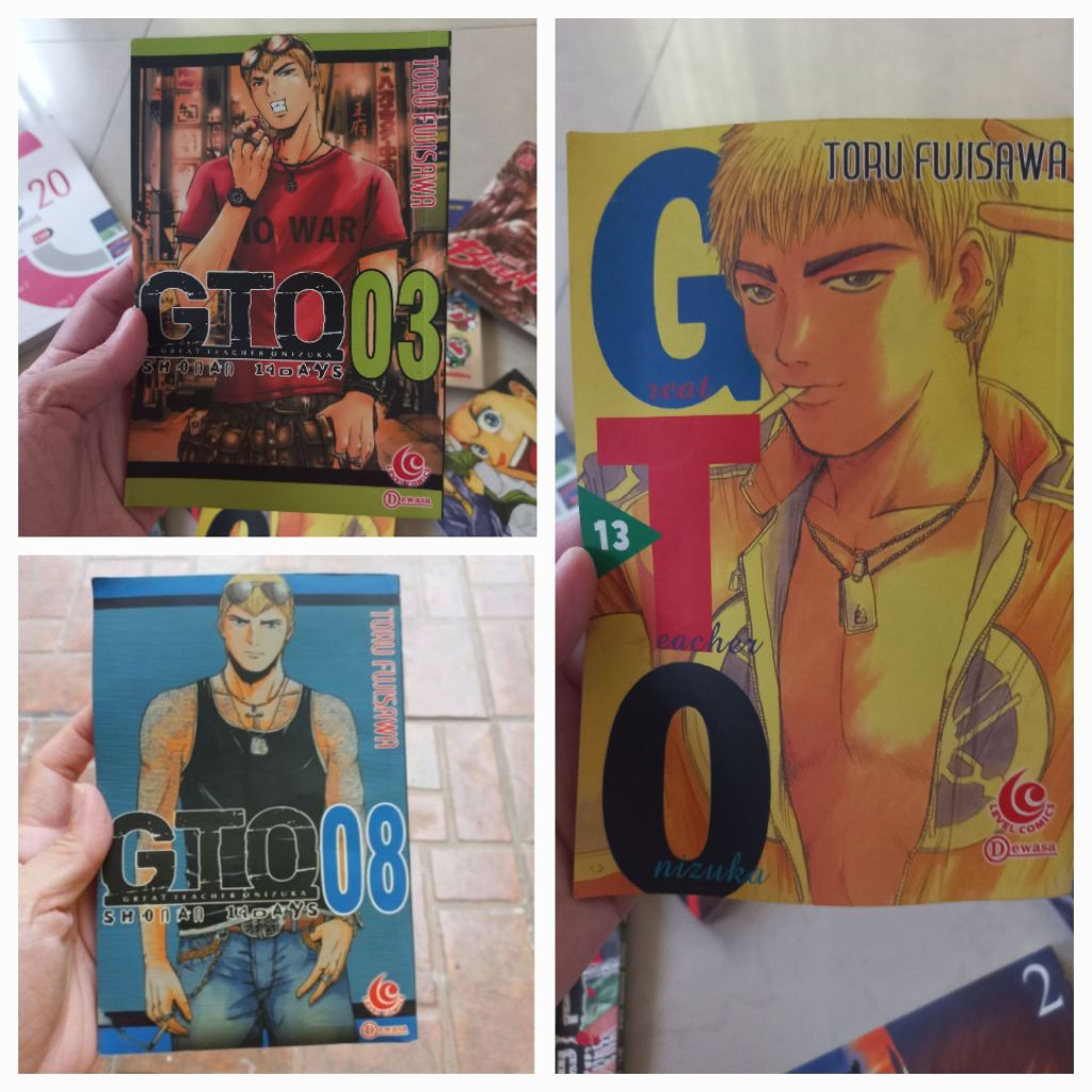 Jual BUKU KOMIK GTO DAN GTO SHONAN 14DAYS PRELOVED BEKAS LEVEL COMIC ...