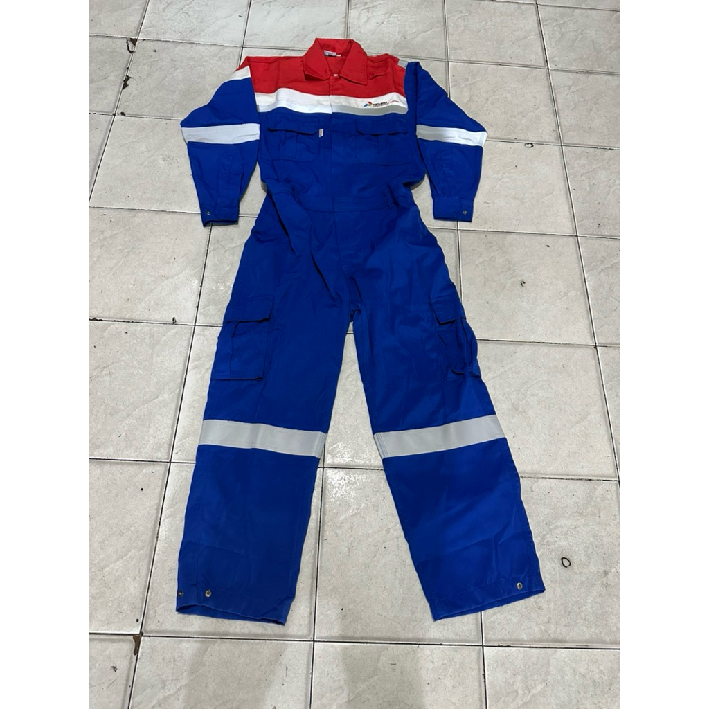 Jual Wearpack Nomex Pertamina BRSHIELD Flame Resistan Material Original ...