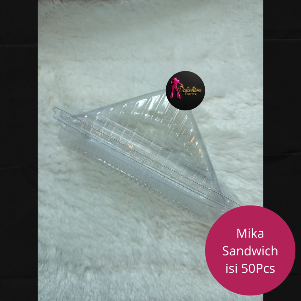 Jual Mika Sandwich | Mika segitiga Isi 50 Pcs | Shopee Indonesia