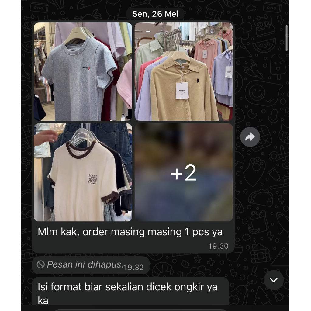 Jual orderan 0624 | Shopee Indonesia