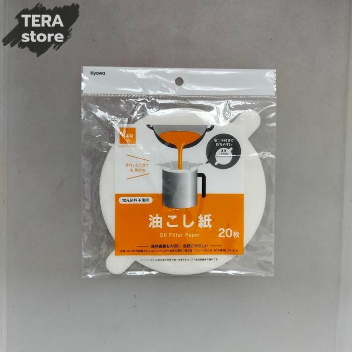 Jual oil filter paper isi 20 kertas saring minyak goreng bekas merk ...