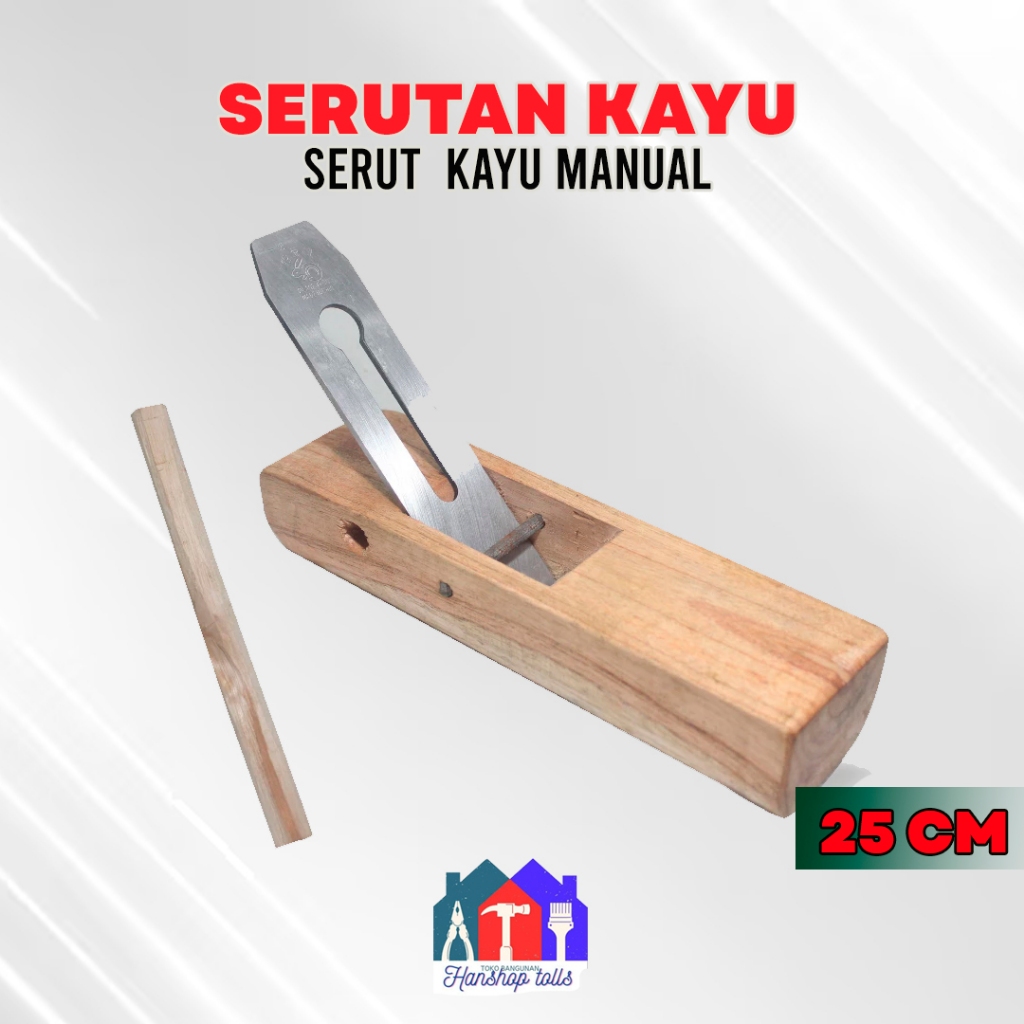 Jual Serutan Kayu 25 cm Rumah Sugu Manual Alat Ketam Kayu | Shopee ...