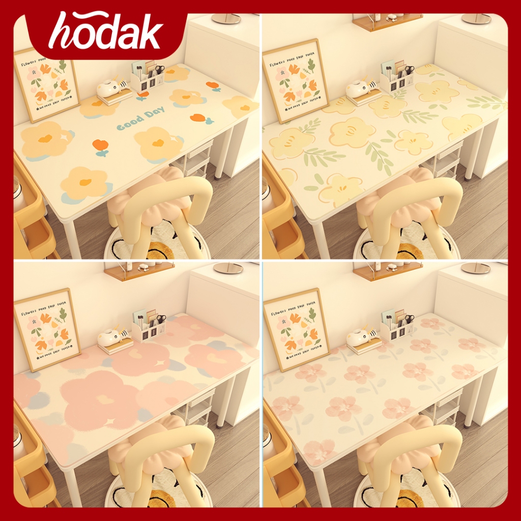 Jual Hodak Taplak Meja Motif Bunga Pastel Estetik PVC - Alas Meja ...