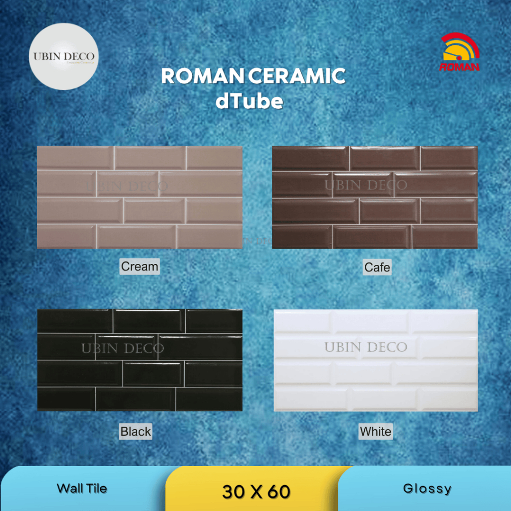Jual Keramik dTube Roman 30 x 60 cm Backsplash Dapur Kamar Mandi (PER ...