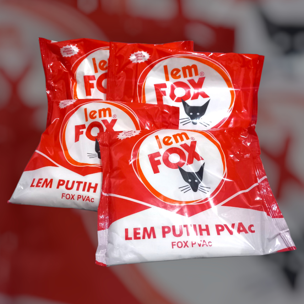 Jual LEM KAYU FOX - LEM FOX PUTIH PVAc 400 Gram & 700 Gram | Shopee ...