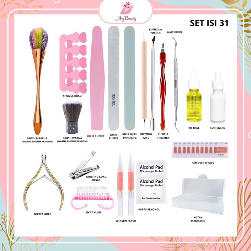 Jual MSY Alat Manicure Pedicure Set Perawatan Kuku Kecantikan / Paket ...